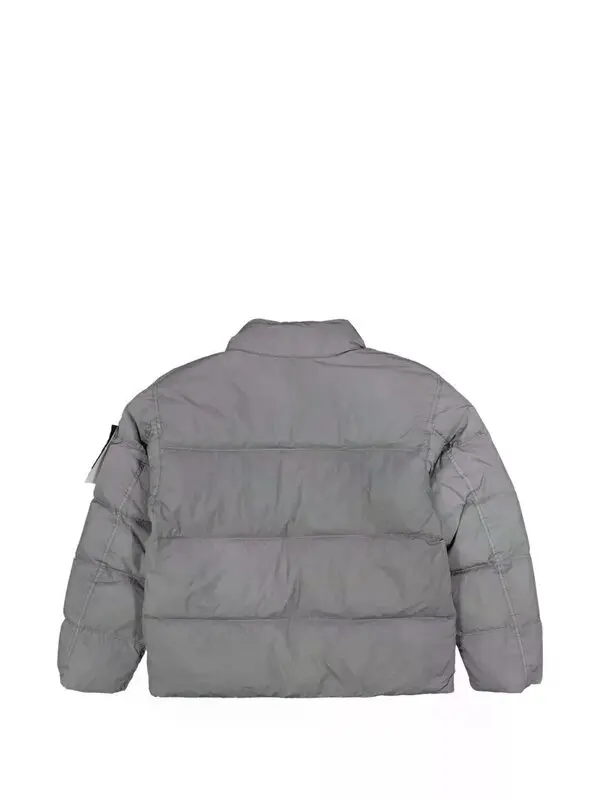 Stone Island Garment Dyed Crinkle Reps Ny Down Jacket With Wind Resistance