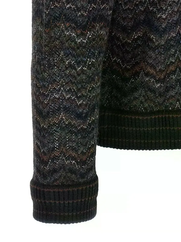 Missoni Zigzag-knit Polo Shirt