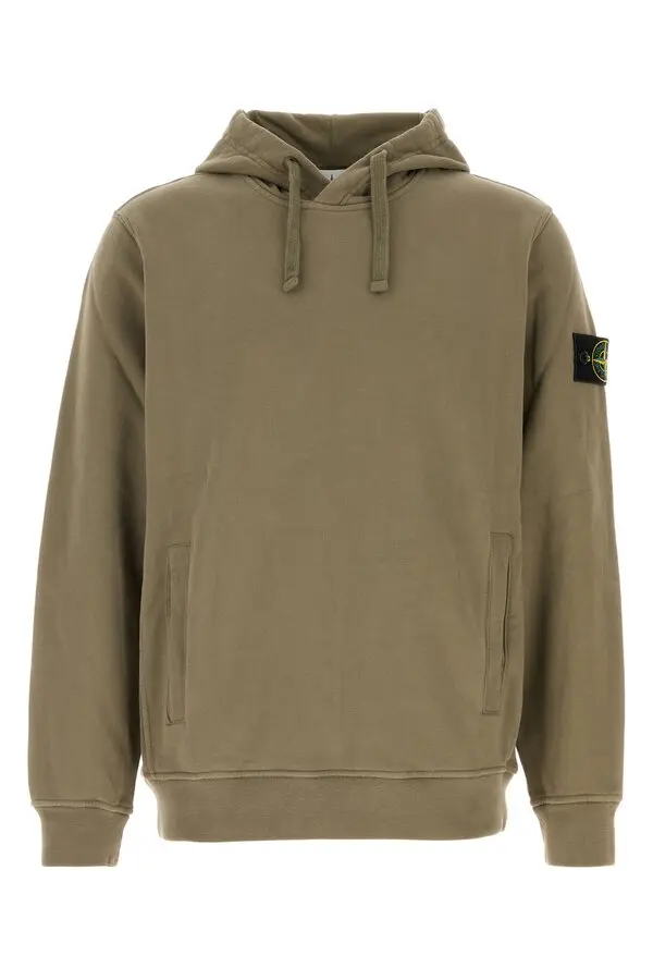 Stone Island Army Cotton Sweatshirt