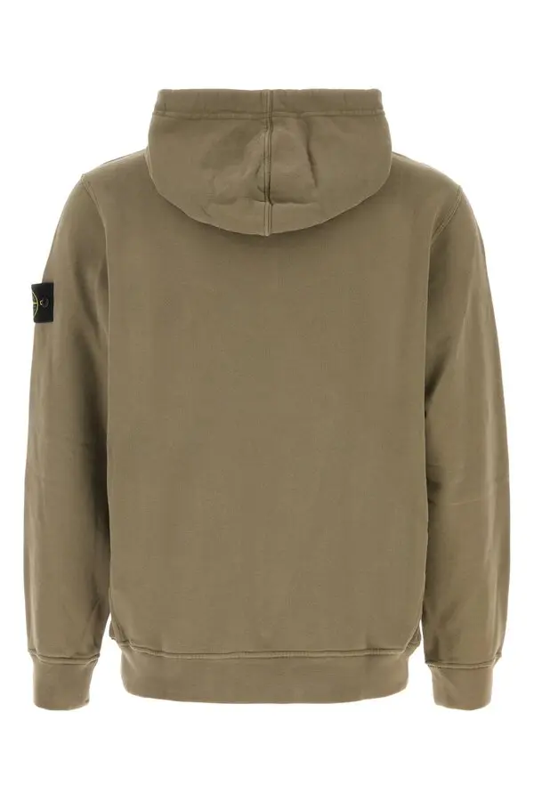 Stone Island Army Cotton Sweatshirt