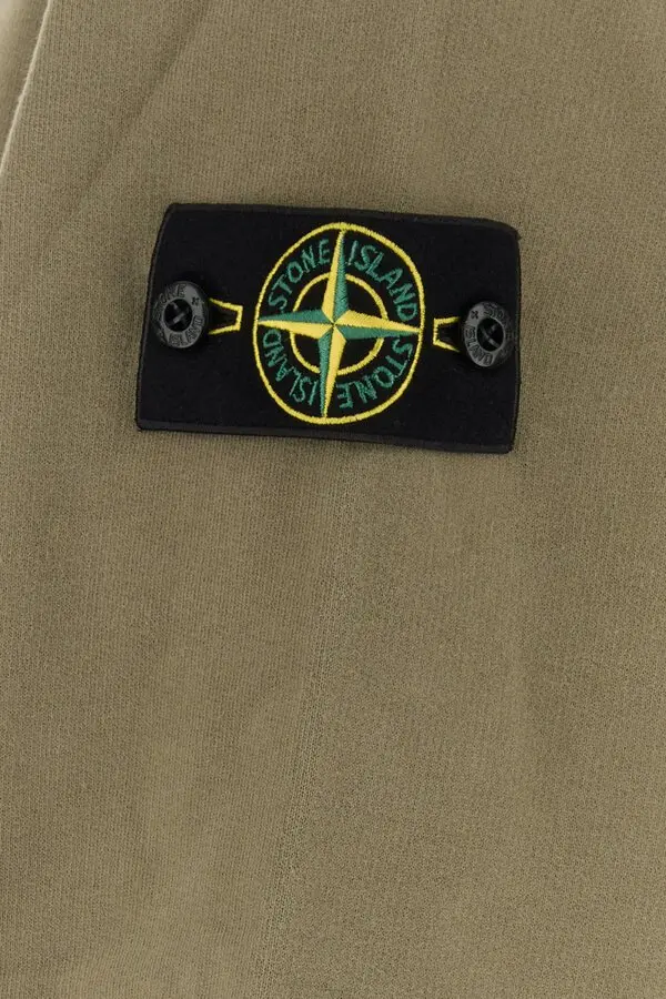 Stone Island Army Cotton Sweatshirt