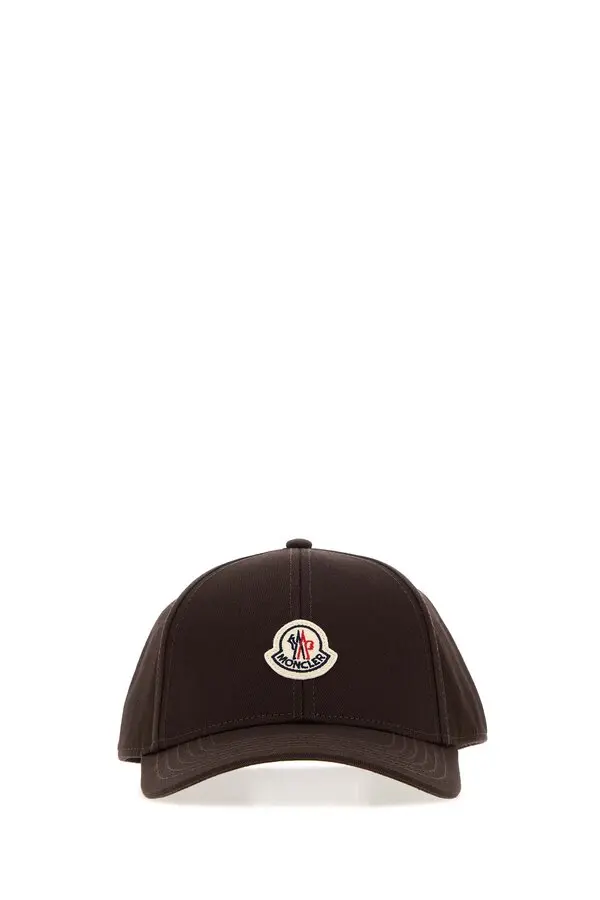 Moncler Chocolate Cotton Baseball Cap - Brown