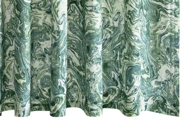 MATOUK Schumacher Balthazar Shower Curtain - Emerald