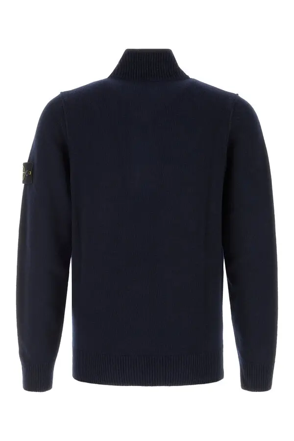 Stone Island Midnight Wool Blend Sweater