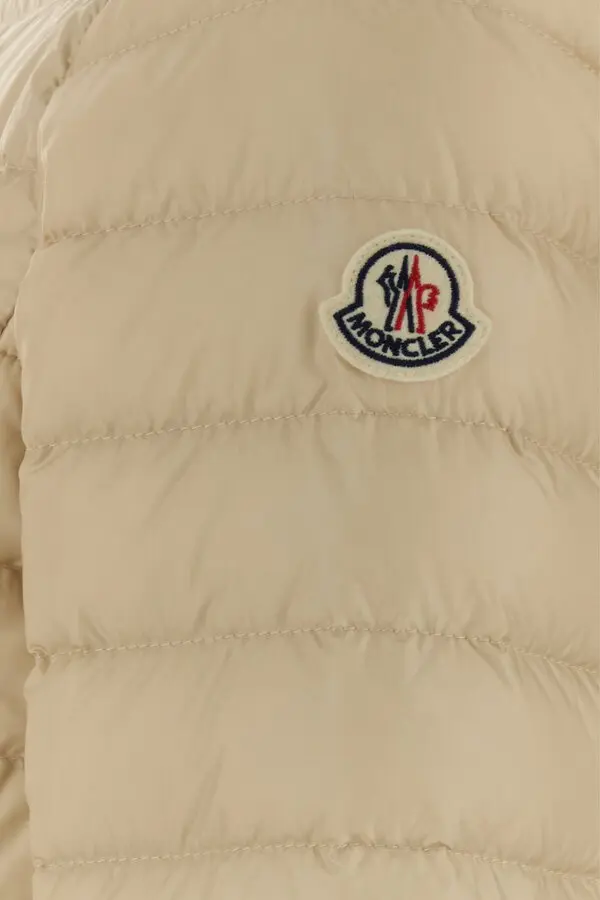 Moncler Sand Nylon Igelhood Down Jacket