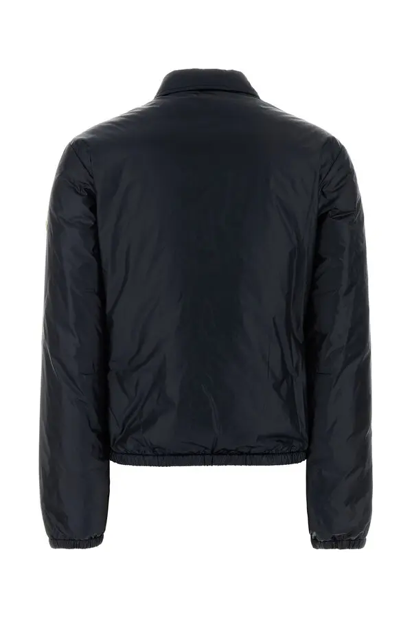 Moncler Navy Nylon Lanset Down Jacket