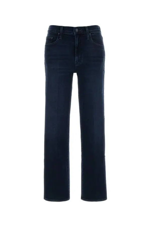 MOTHER Stretch Denim The Mid Rise Rumbler Jeans - Blue