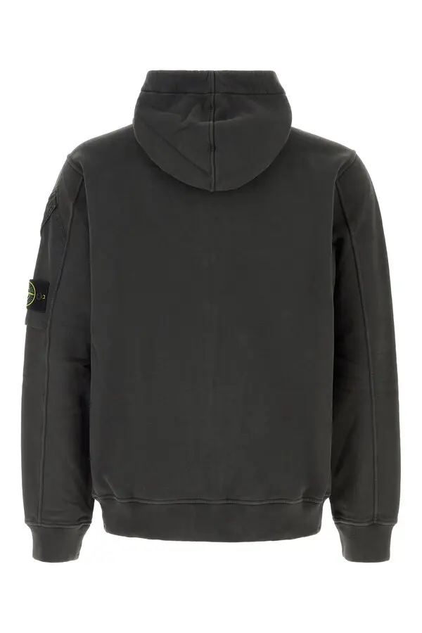 Stone Island Dark Cotton Sweatshirt