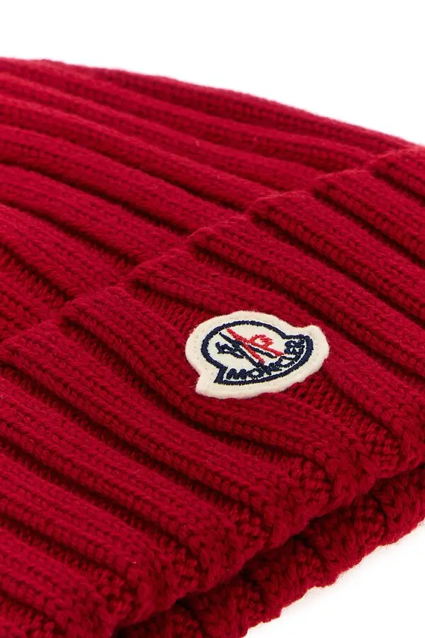 Moncler Wool Beanie Hat