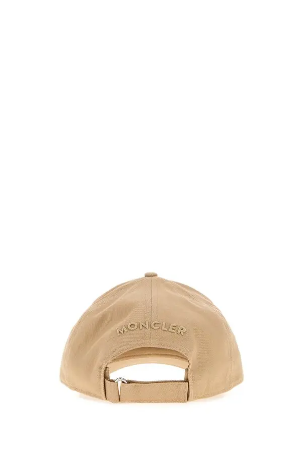 Moncler Beige Cotton Baseball Cap