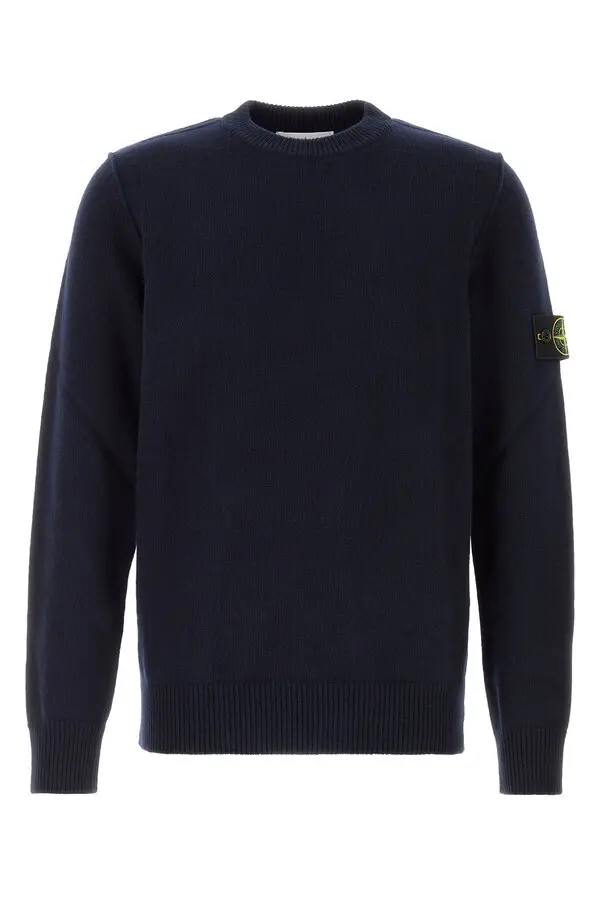 Stone Island Midnight Wool Blend Sweater