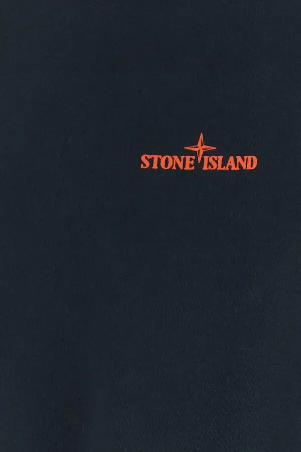 Stone Island Navy Cotton T-shirt