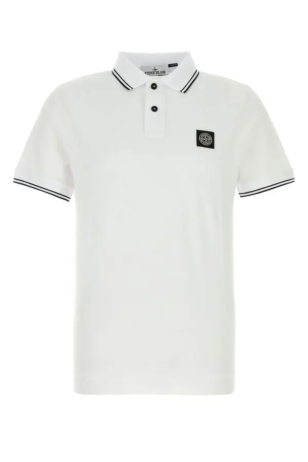 Stone Island Stretch Piquet Polo Shirt