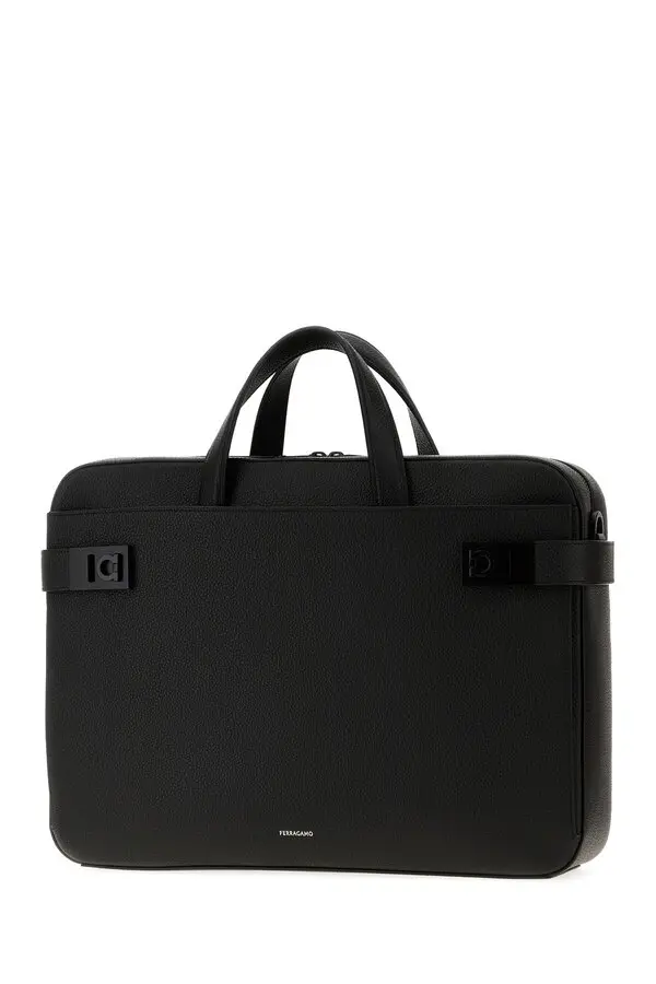 FERRAGAMO Leather Briefcase