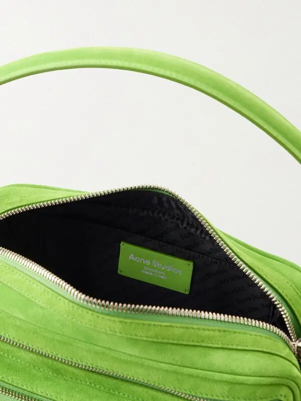 Acne Studios Camera Party Suede Shoulder Bag