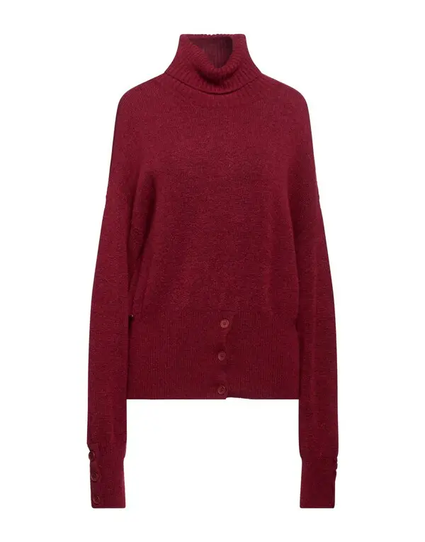 MANILA GRACE Turtleneck Garnet Size Polyamide, Wool, Viscose, Elastane