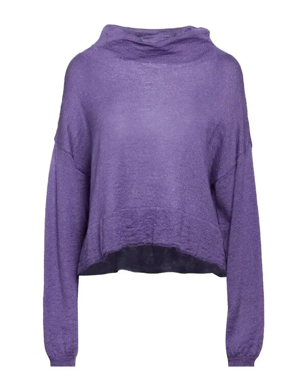 MANILA GRACE Knitted Turtleneck Pullover