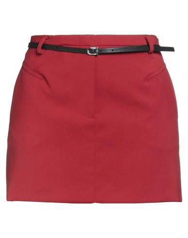 Patrizia Pepe Mini Skirt Size Polyester, Elastane - Red