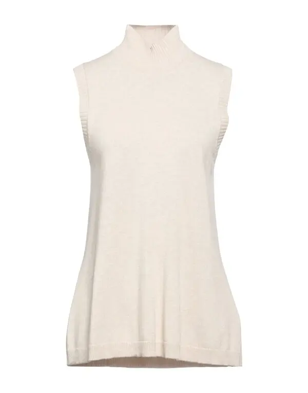 PUROTATTO Sleeveless Turtleneck In Wool And Cashmere