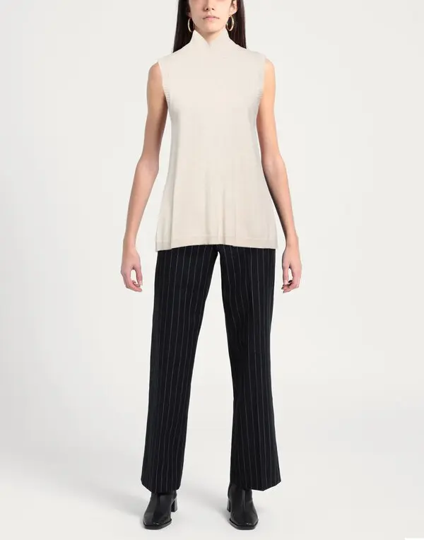 PUROTATTO Sleeveless Turtleneck In Wool And Cashmere