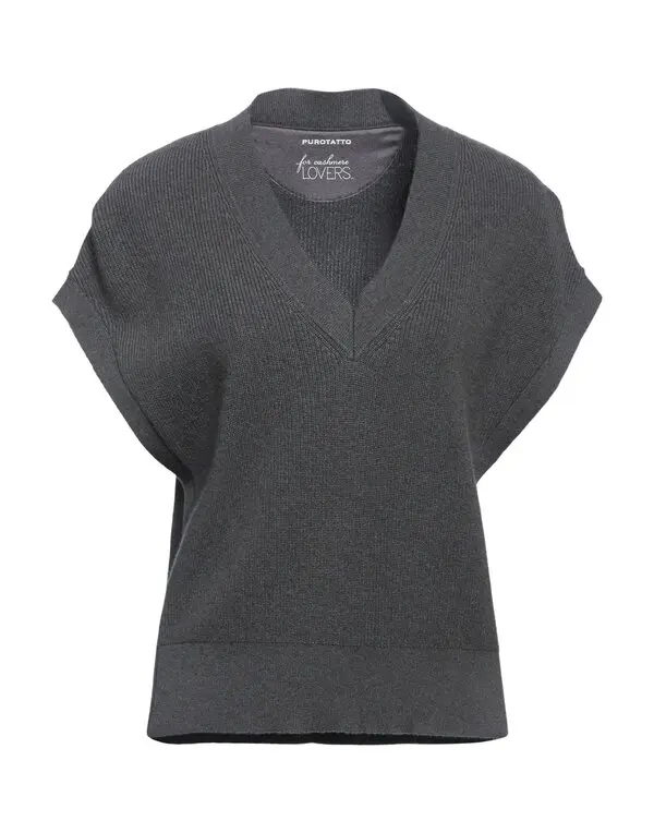PUROTATTO Cashmere V-neck Sleeveless Sweater