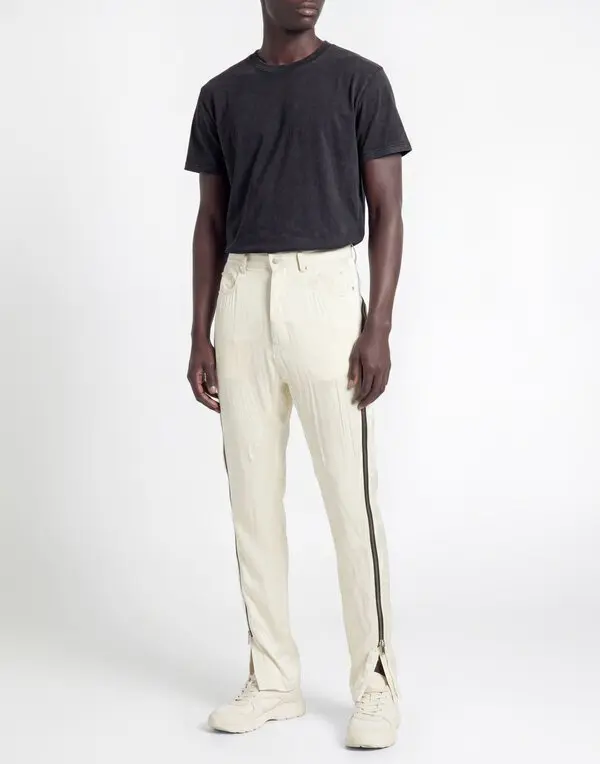 Rick Owens Pants Taupe Size Acetate, Viscose - White
