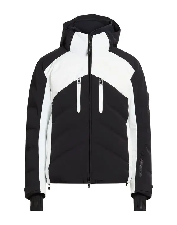 Bogner Puffer Jacket With Detachable Hood And Goose Down Interior - Black