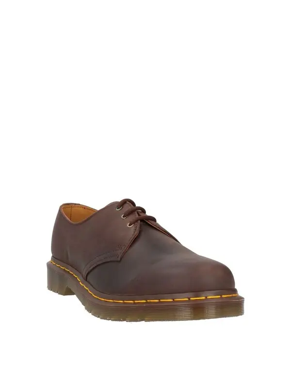 Dr. Martens 1461 Crazy Horse Leather Lace-up Derby Shoes - Chocolate Brown