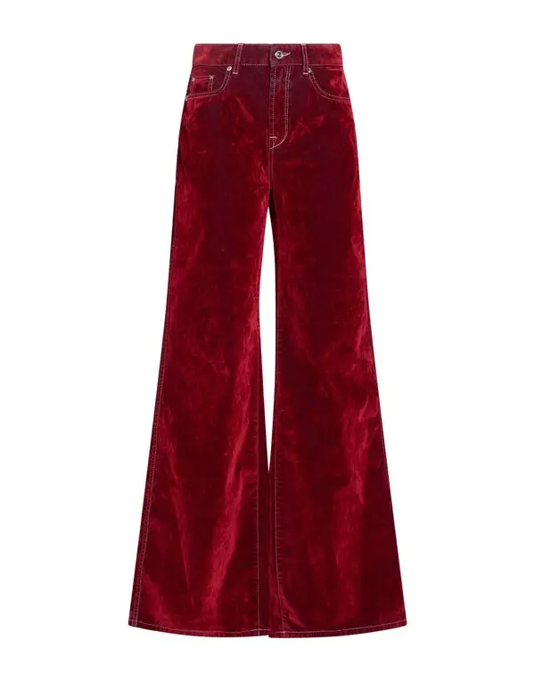 DEPARTMENT 5 Wide-leg Velvet Pants