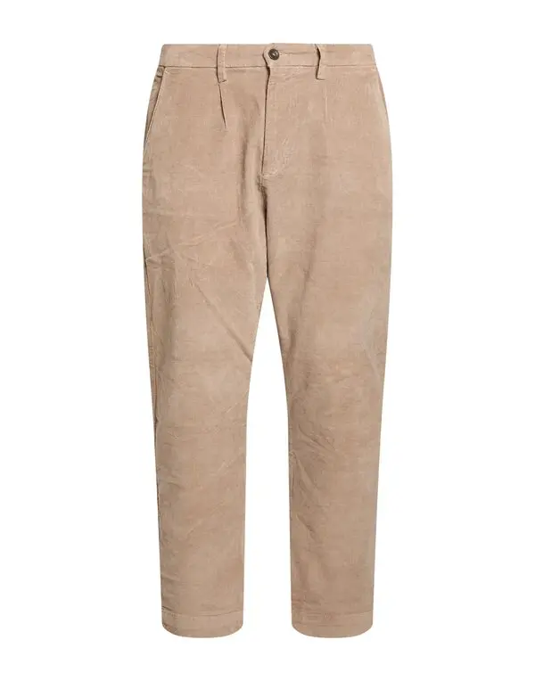 HAMAKI-HO Pants Light Brown Size Cotton, Viscose, Elastane
