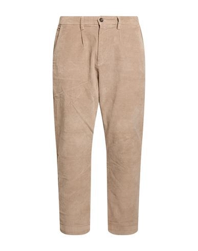 HAMAKI-HO Cotton Blend Corduroy Trousers - Light Brown