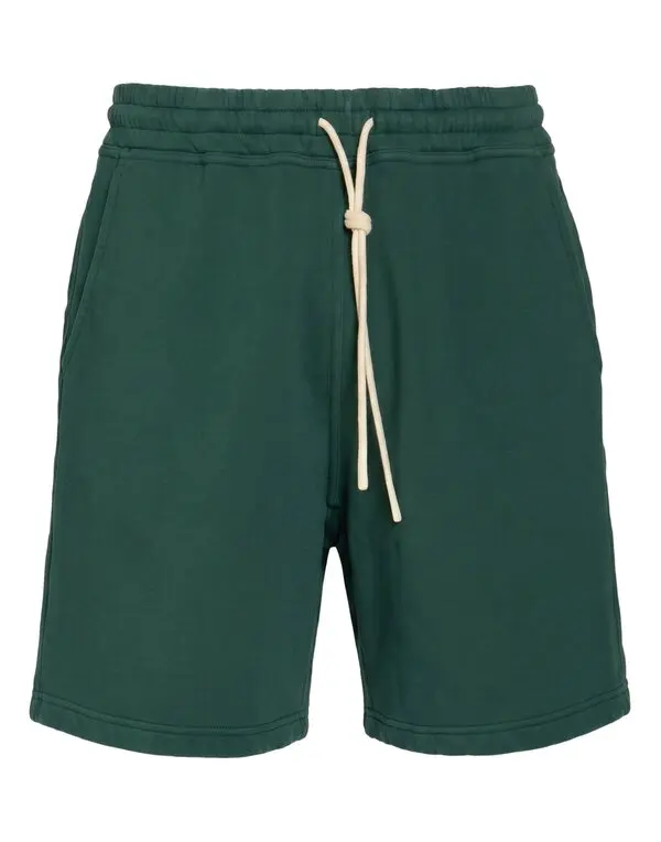 SPIEWAK Emerald Cotton Shorts - Green