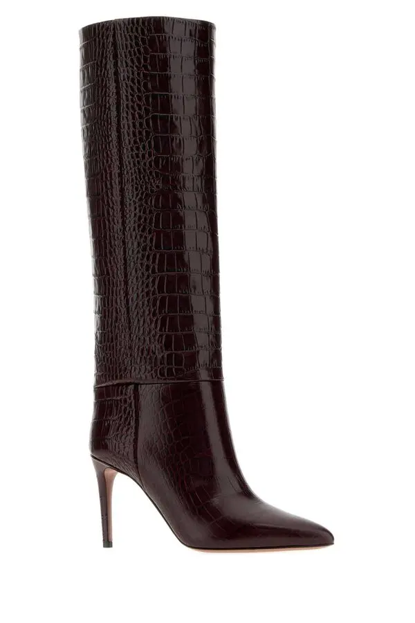 Paris Texas Burgundy Leather Boots