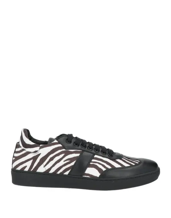 NILA & NILA Zebra Print Leather Low-top Sneakers