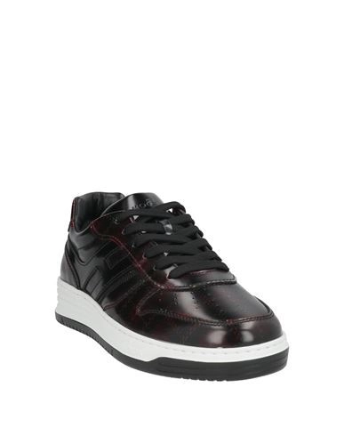 Hogan Sneakers Burgundy Size Leather