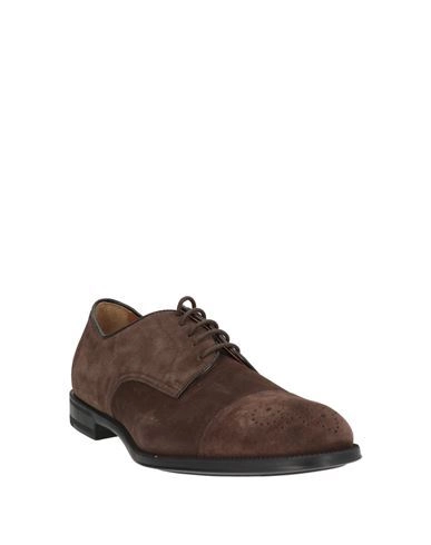 DOUCAL'S Suede Lace-up Derby Shoes - Dark Brown