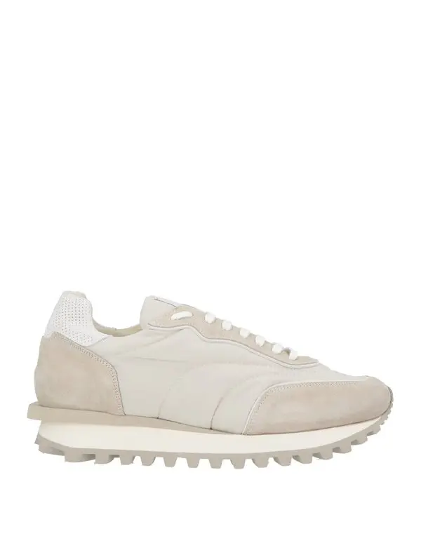 Eleventy Leather And Textile Fibers Low-top Sneakers