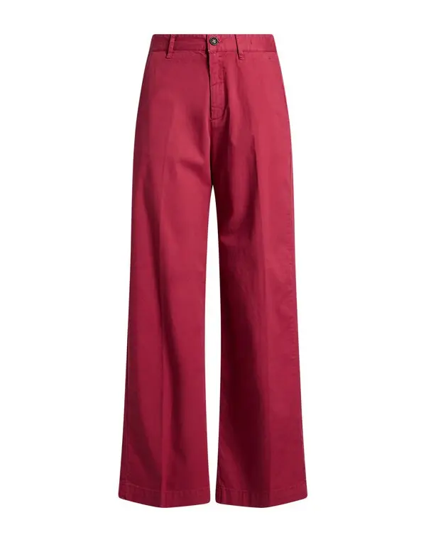 Massimo Alba Pants Garnet Size Cotton, Elastane