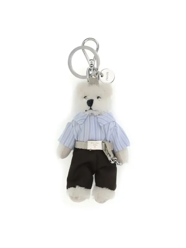 Prada Teddy Keychain - Multicolor