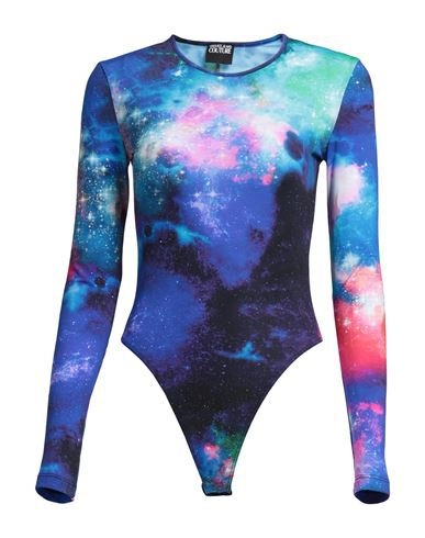 Versace Bodysuit Bright Size Polyamide, Elastane - Blue