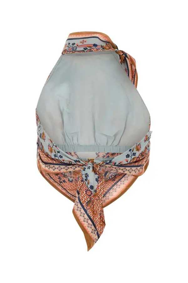 Zimmermann Printed Silk Aster Top