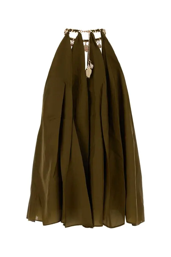Zimmermann Olive Silk Mahon Blouse