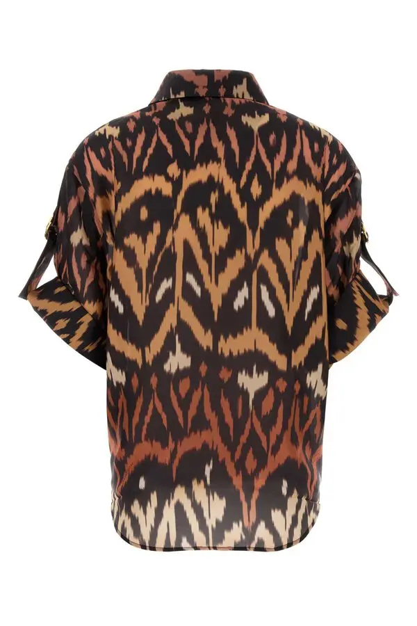 Zimmermann Printed Silk Aster Shirt
