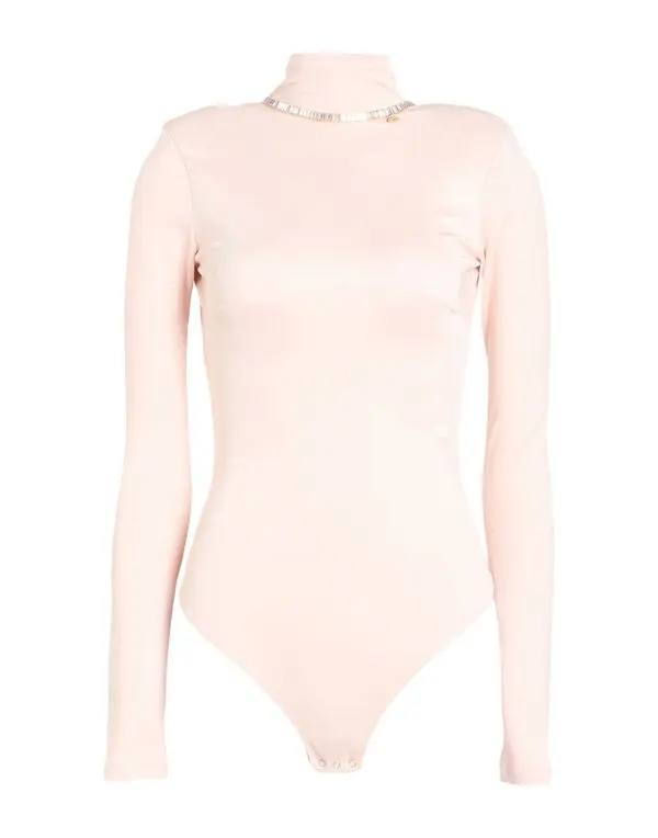 Elisabetta Franchi Bodysuit With Crystal Embellishments