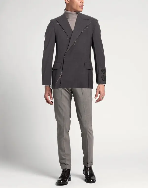 FEDERICO CINA Blazer Size Polyester, Viscose, Elastane