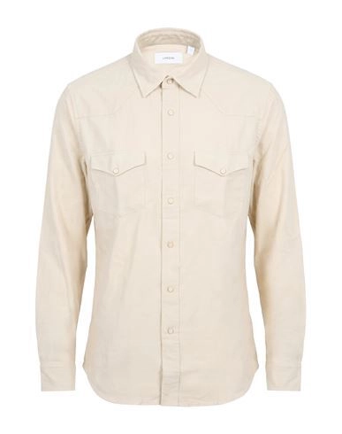 LARDINI Shirt Size Cotton - Beige