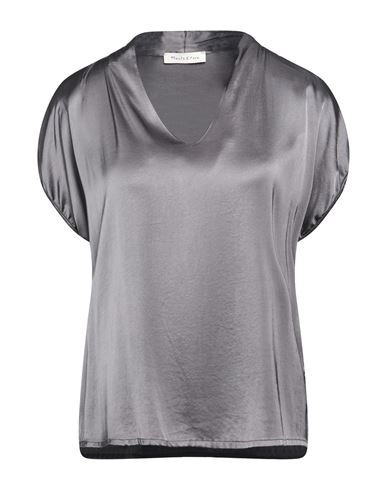 MANILA GRACE T-shirt Size Viscose, Elastane - Grey