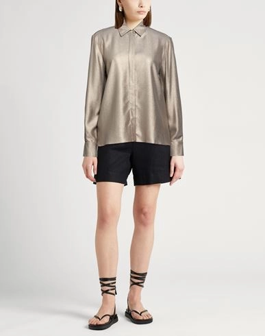 Agnona Bronze Silk Shirt