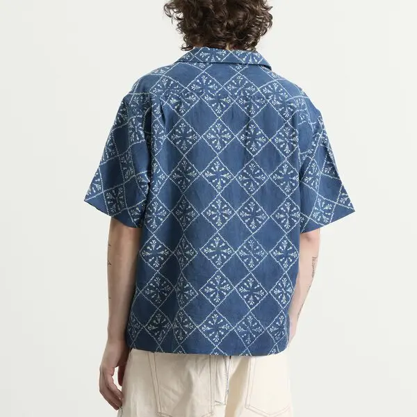 STORY MFG. Hand Block Printed Greetings Shirt