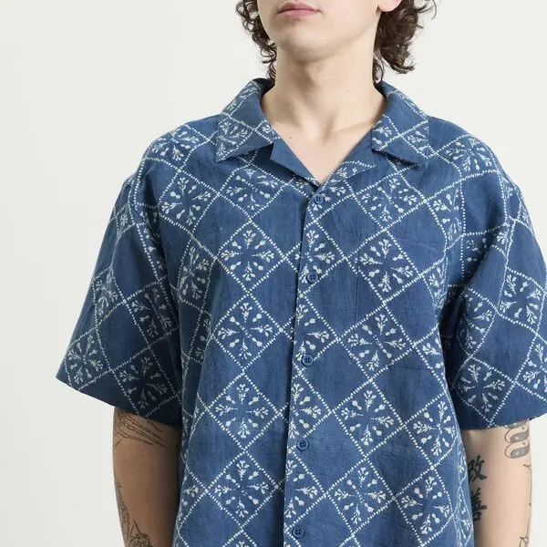 STORY MFG. Hand Block Printed Greetings Shirt